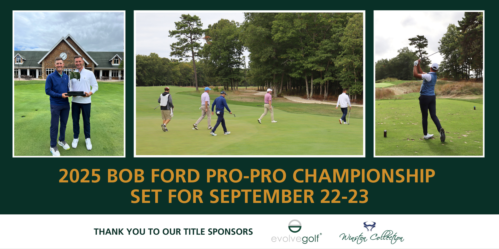 2025 Bob Ford Pro-Pro Championship Set for September 22-23 at Hidden ...